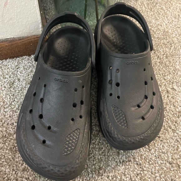 CROCS | Shoes | Crocs Classic Black Off Grid Clogs | Poshmark